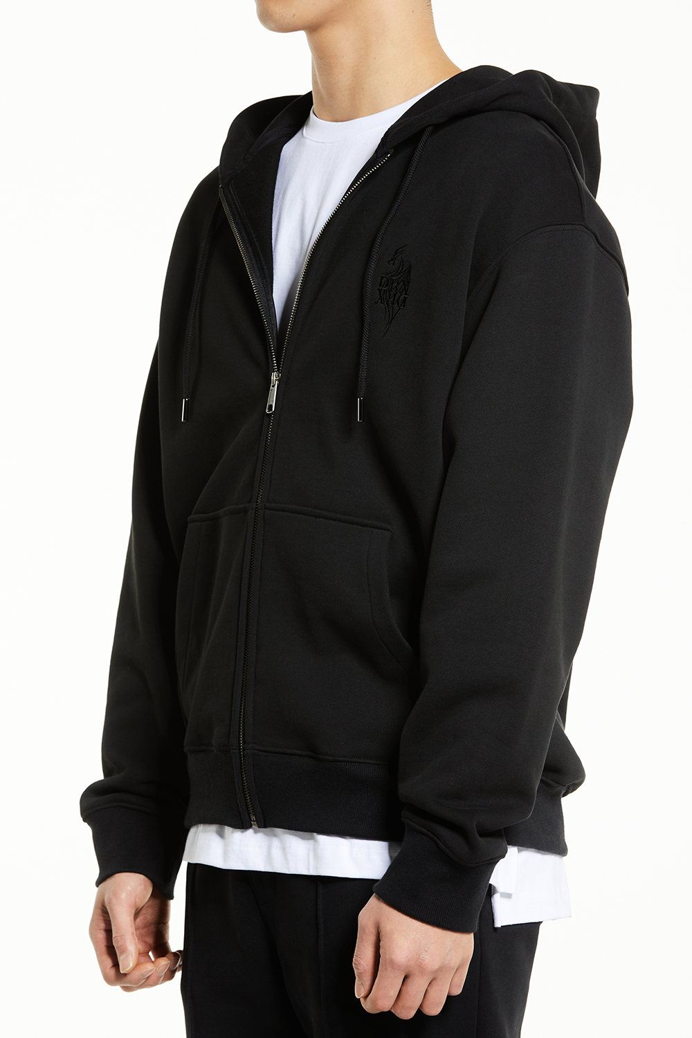 SLOGAN HOOD ZIP-UP - DRX STYLE